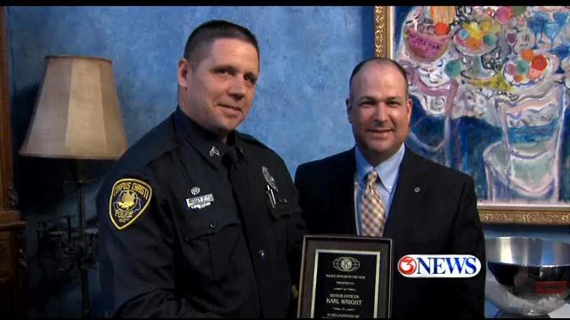 CCPD Senior Officer Wright Names Police Officer of the Year | kiiitv.com