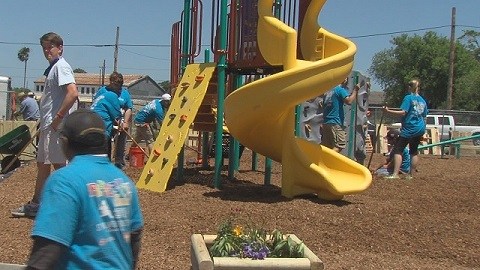 Community Members Build Much Needed Playground for Kids on the City's ...