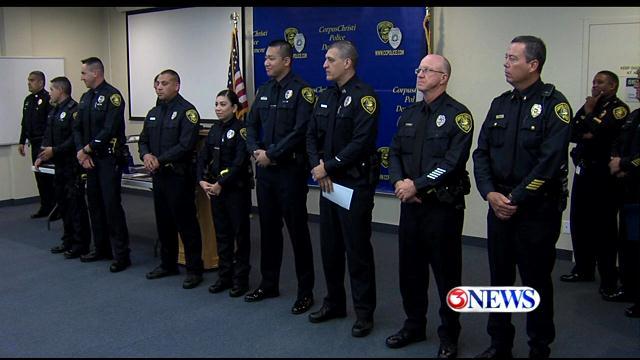 CCPD Officers Given Life Saving Awards at Quarterly Ceremony | kiiitv.com