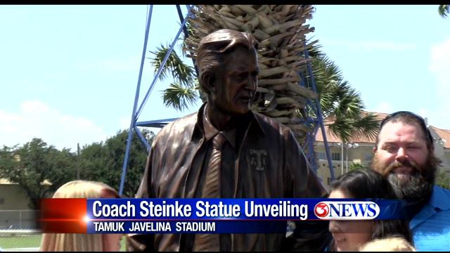 Coach Steinke Statue Unveiling | kiiitv.com