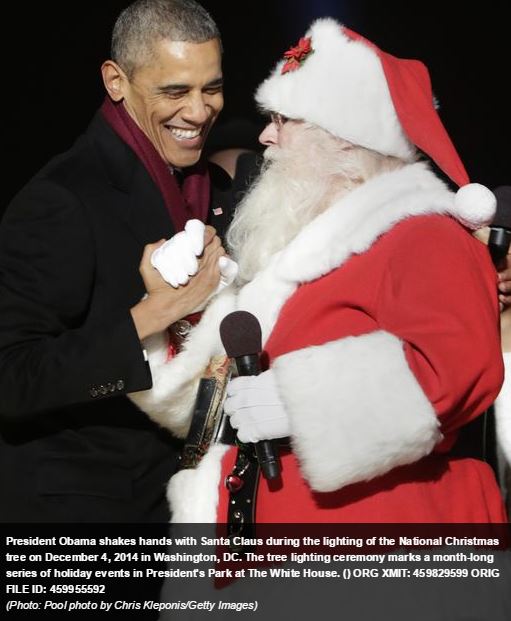 Obama As Santa Claus