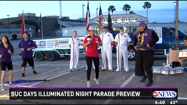 Buc Days Illuminated Night Parade Saturday | kiiitv.com