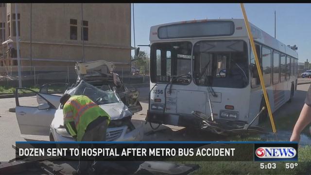 Eleven People sent to Hospital After Metro Bus Accident | kiiitv.com