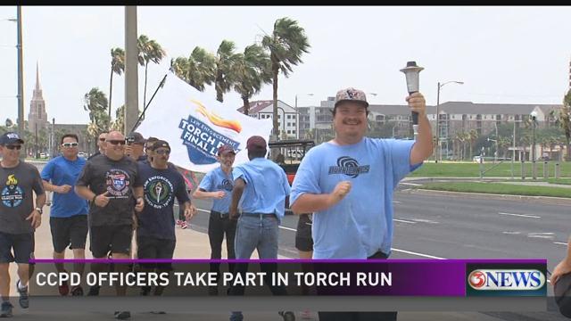 CCPD Officers Take Part in Annual Torch Run | kiiitv.com