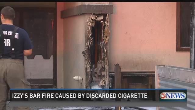 Izzy's Bar Fire Caused by Discarded Cigarette | kiiitv.com