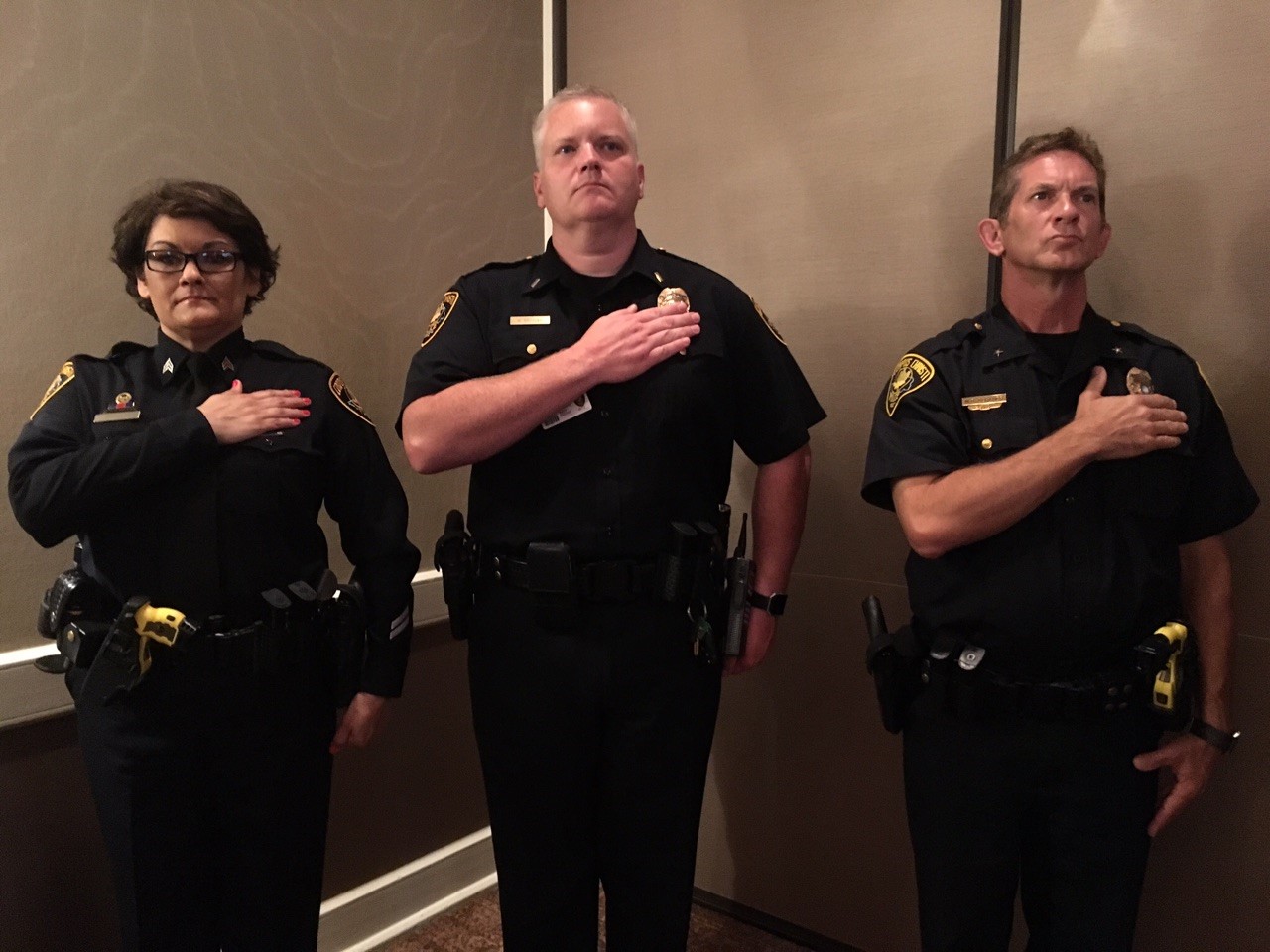 Human Wall of Honor on display at state citizen police academy ...