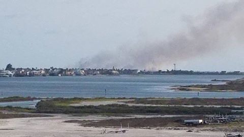 Large brush fire at the National Seashore | kiiitv.com